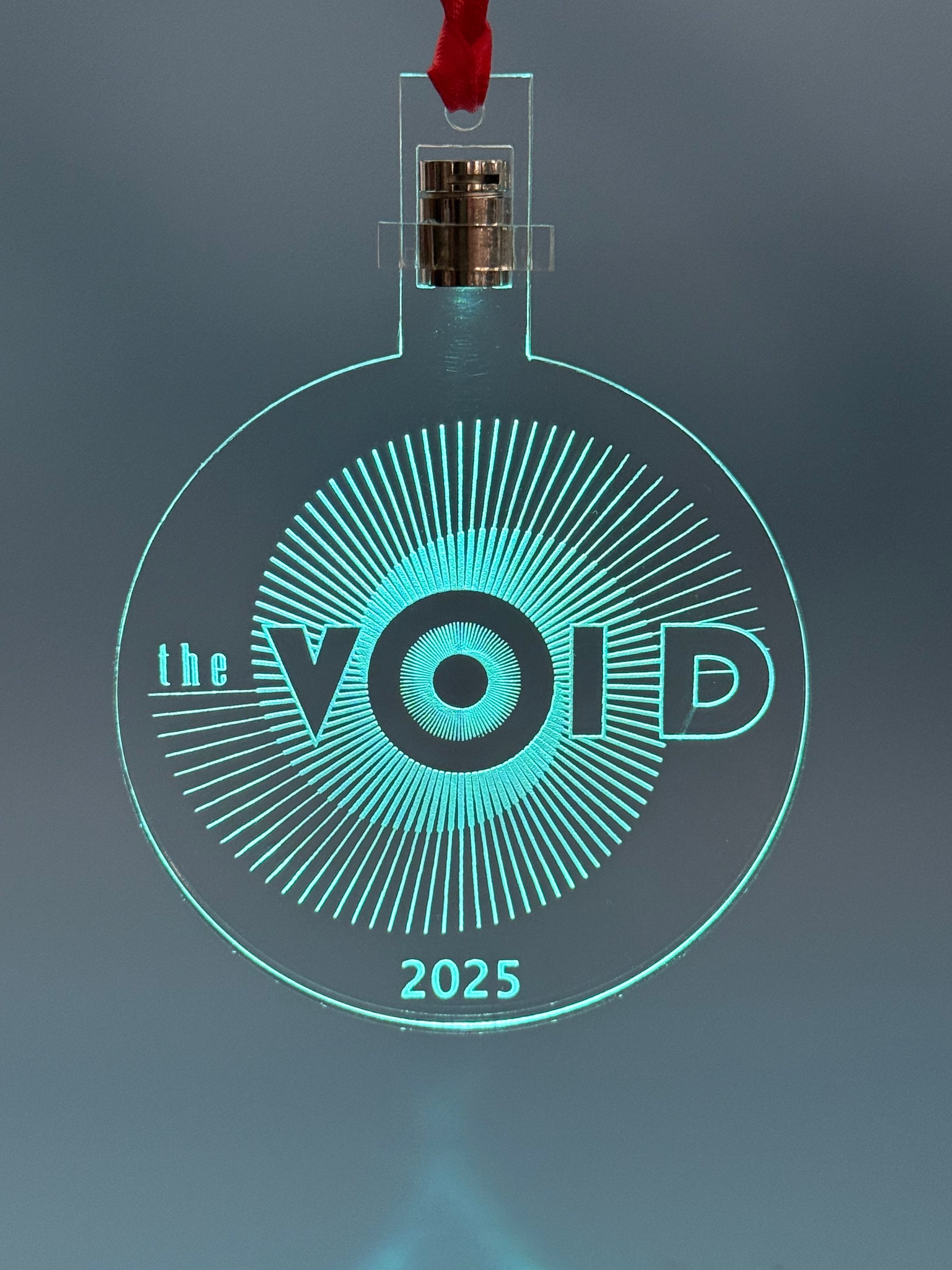 Void Logo Ornament with Light – Anchored Custom Designs